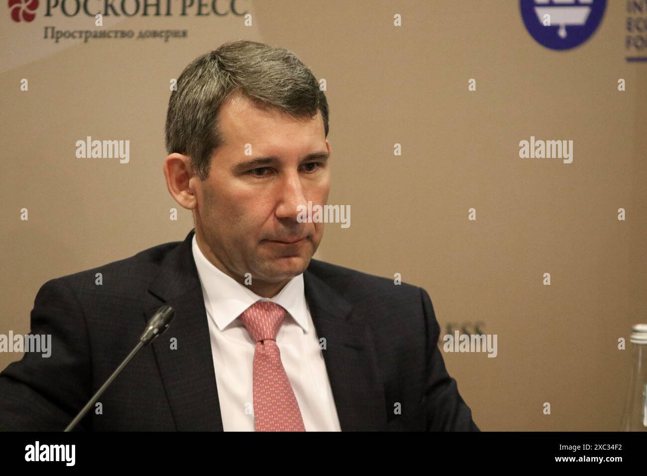 Saint Petersburg, Russia. 07th June, 2024. Vadim Glushchenko, Director, Center for Global IT ...