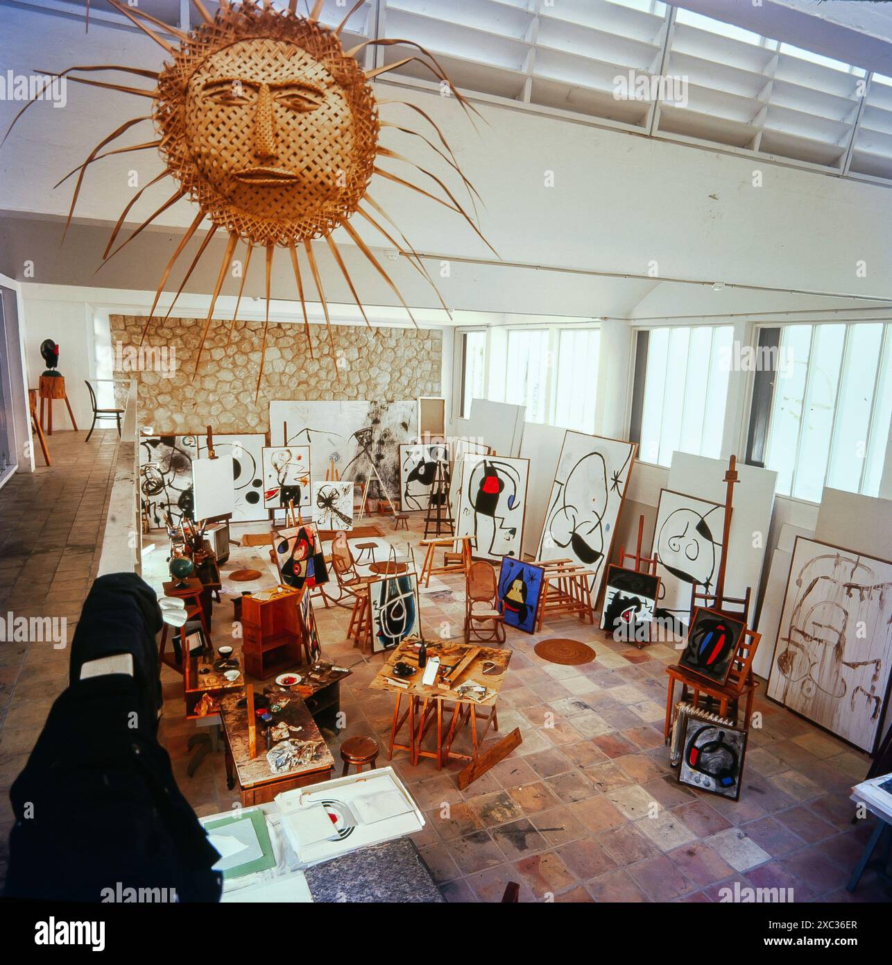 ESTUDIO DE JOAN MIRO, PALMA DE MALLORCA. Author: JOSEP LLUIS SERT Stock ...