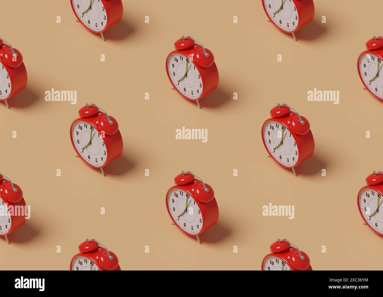 Alarm clock pattern hi-res stock photography and images - Alamy