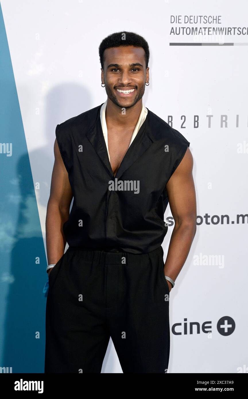 Tijan Njie beim Fest der Produktionsallianz 2024 im Tipi am Kanzleramt. Berlin, 13.06.2024 ...