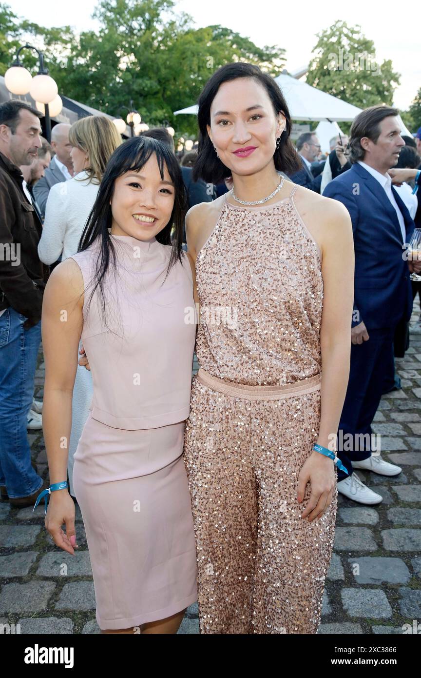 Trang Le Hong und Agnes Kiyomi Decker beim Fest der Produktionsallianz ...