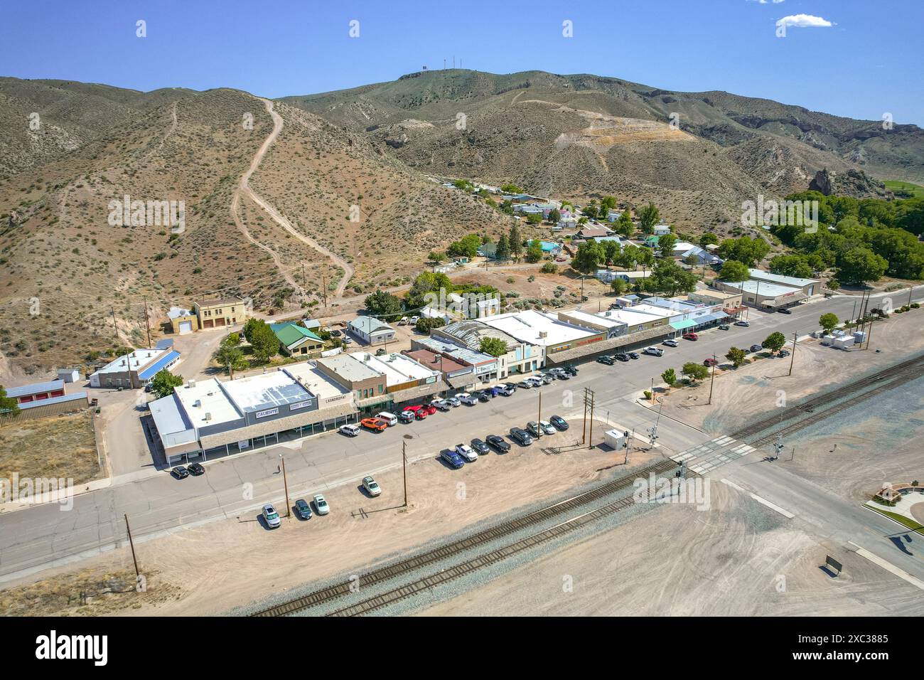 Downtown Caliente consists of a row of historic shops and theaters that ...
