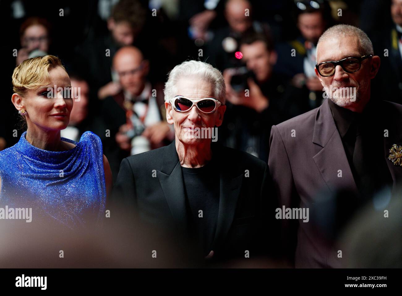 CANNES, FRANCE - MAY, 20: David Cronenberg, Vincent Cassel, Diane ...