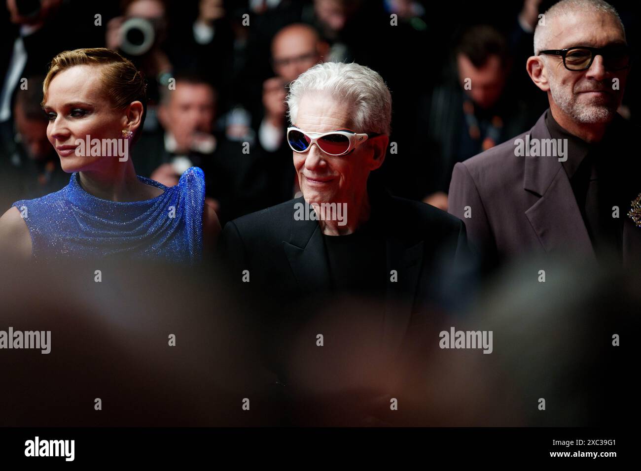 CANNES, FRANCE - MAY, 20: David Cronenberg, Vincent Cassel, Diane Kruger, Guy Pearce attend the ...