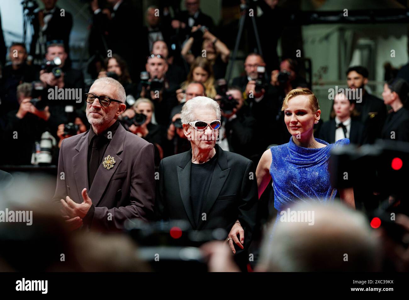 CANNES, FRANCE - MAY, 20: David Cronenberg, Vincent Cassel, Diane ...