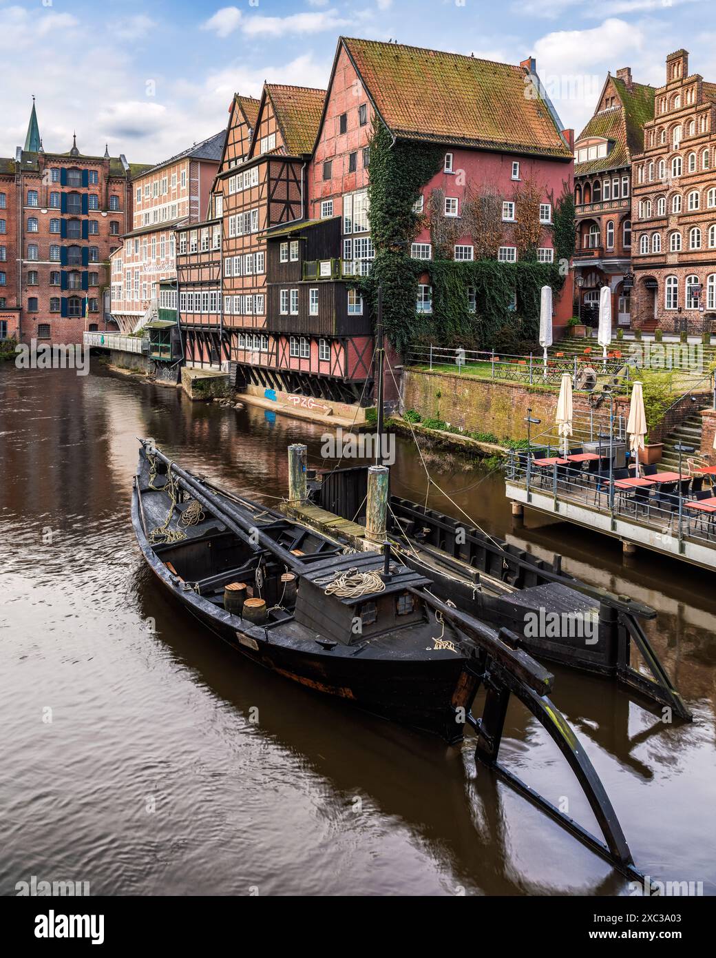 Beautiful view of the famous The Stint Market and its typical old ...