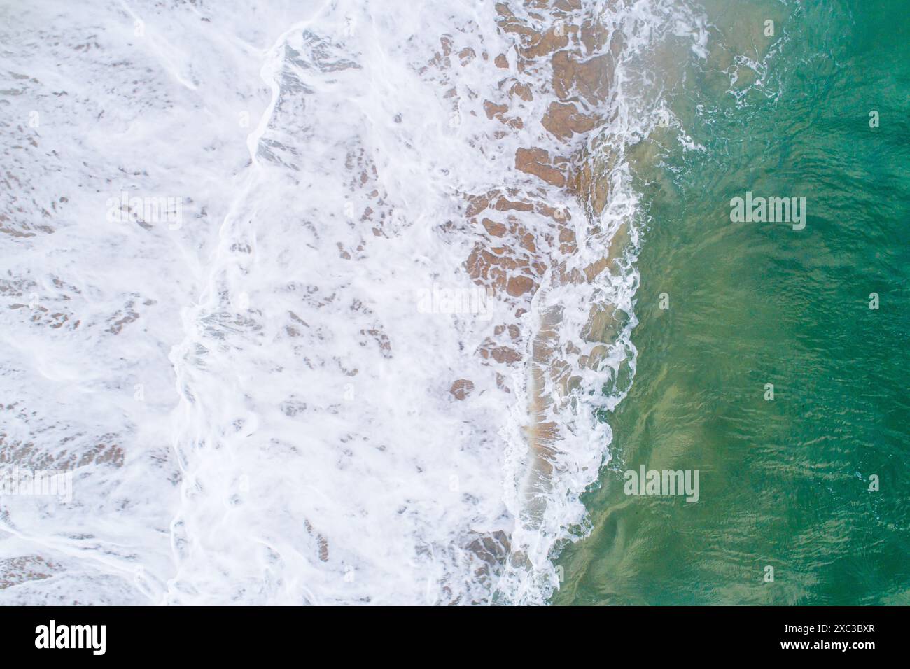 Aerial drone top view beach hi-res stock photography and images - Alamy