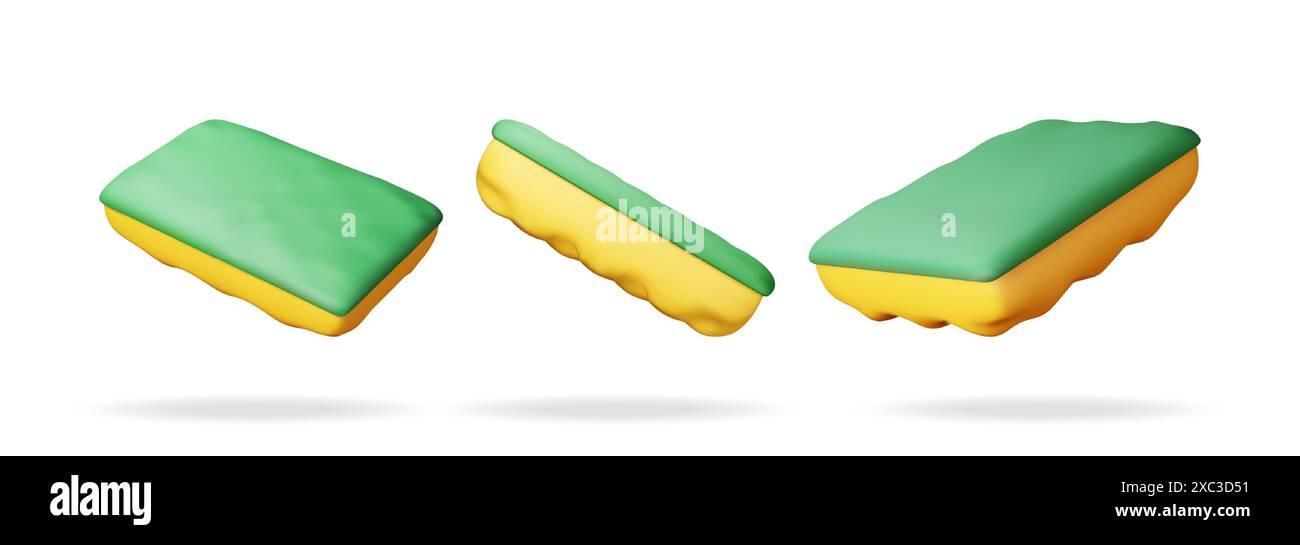 Dish washing sponge Stock Vector Images - Alamy