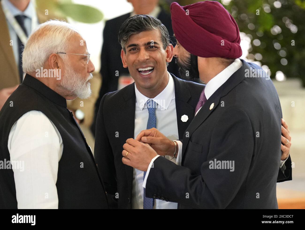 (left-right) Prime Minister of India Narendra Modi, Prime Minister ...