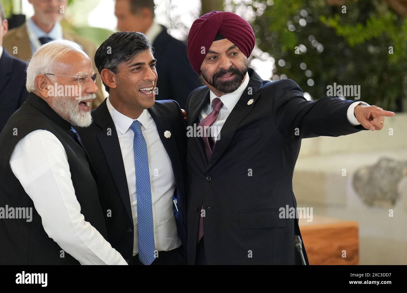 (left-right) Prime Minister of India Narendra Modi, Prime Minister ...