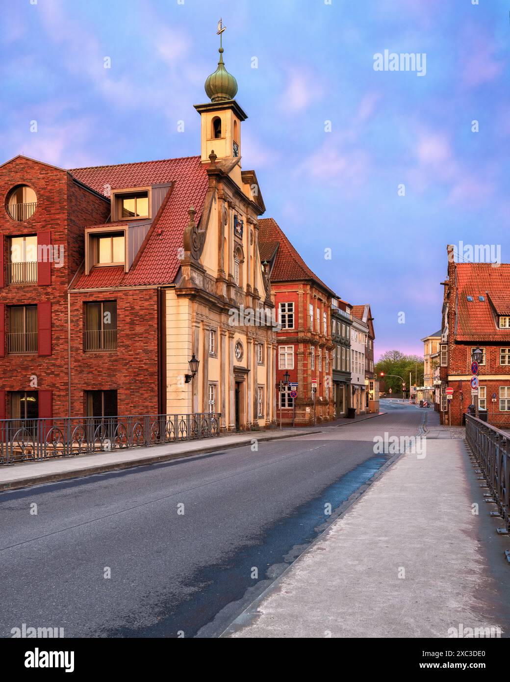 Beautiful view of the famous The Stint Market and its typical old ...