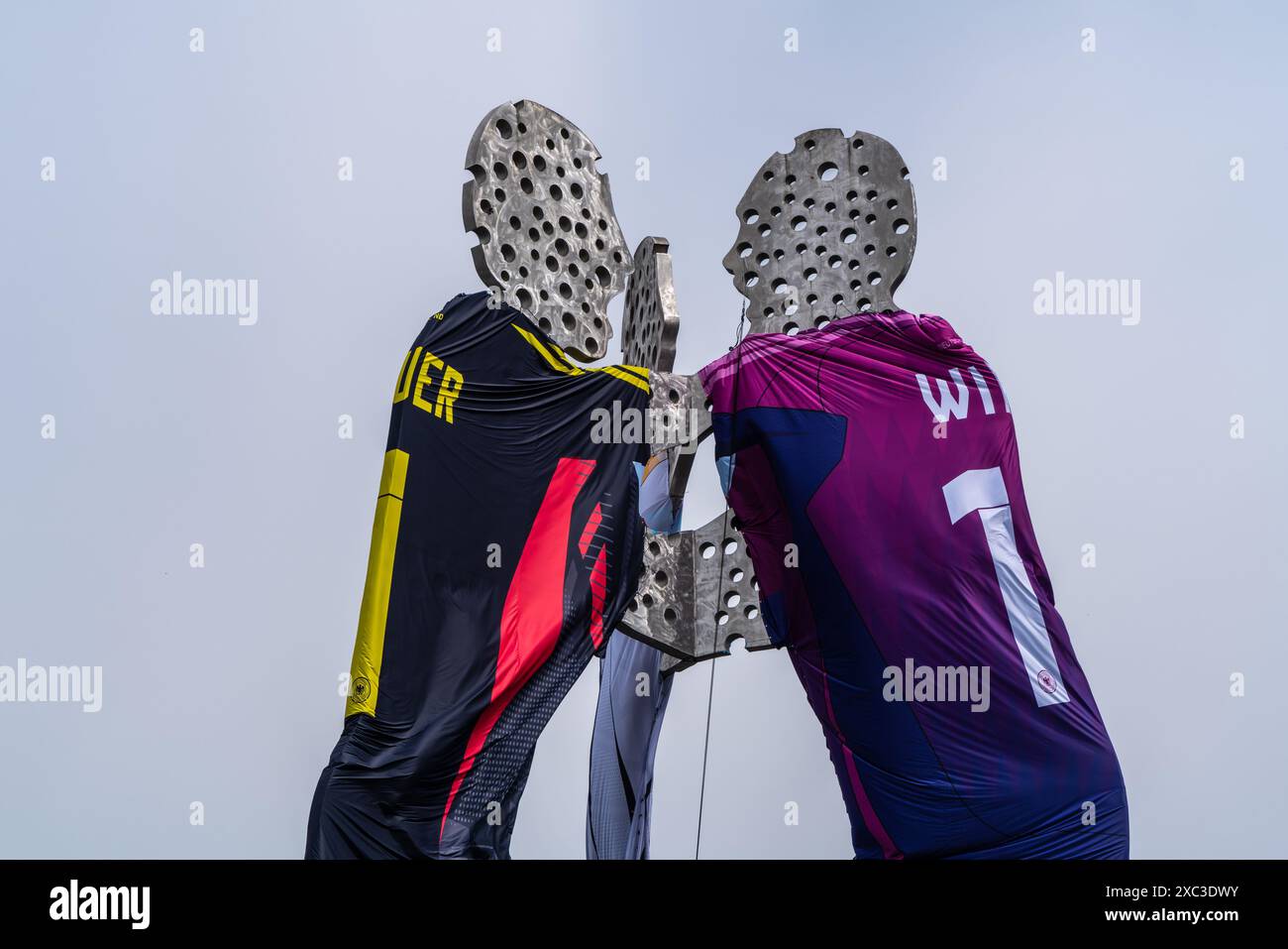 To mark the European Football Championship 2024, the "Moleculeman ...