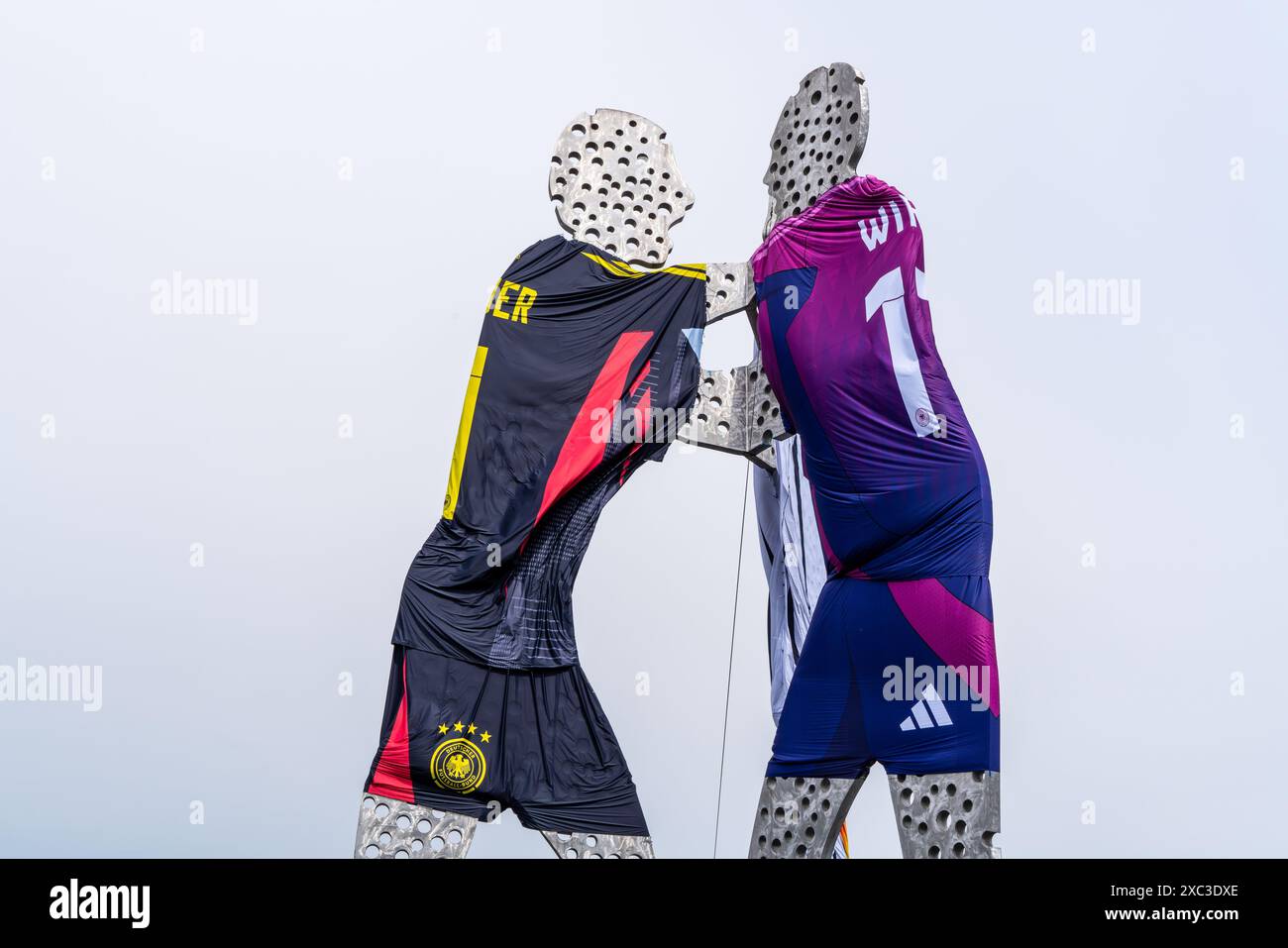 To mark the European Football Championship 2024, the "Moleculeman ...