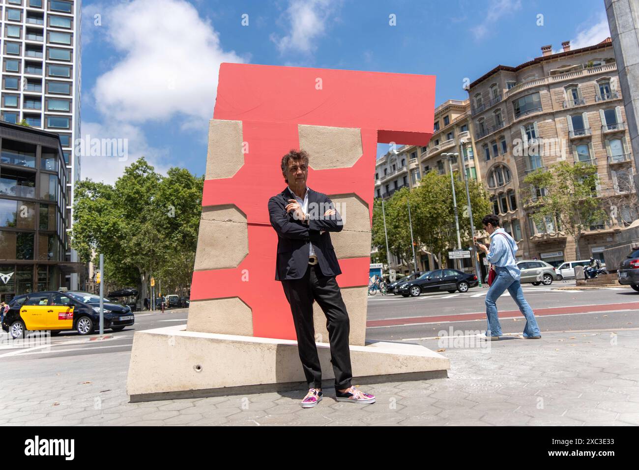 Barcelona has a new sculpture, located at the upper end of the ...