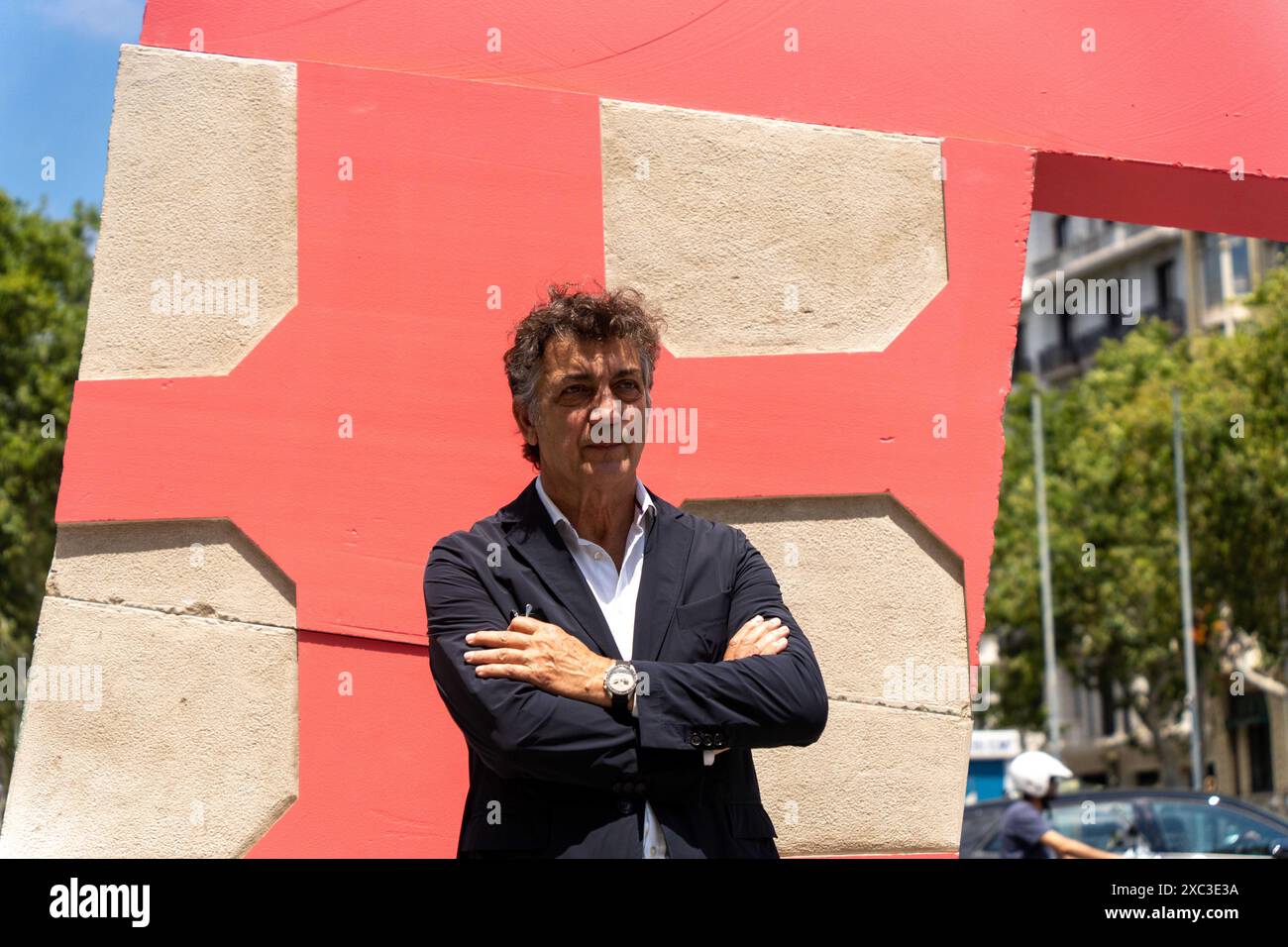 Barcelona has a new sculpture, located at the upper end of the ...