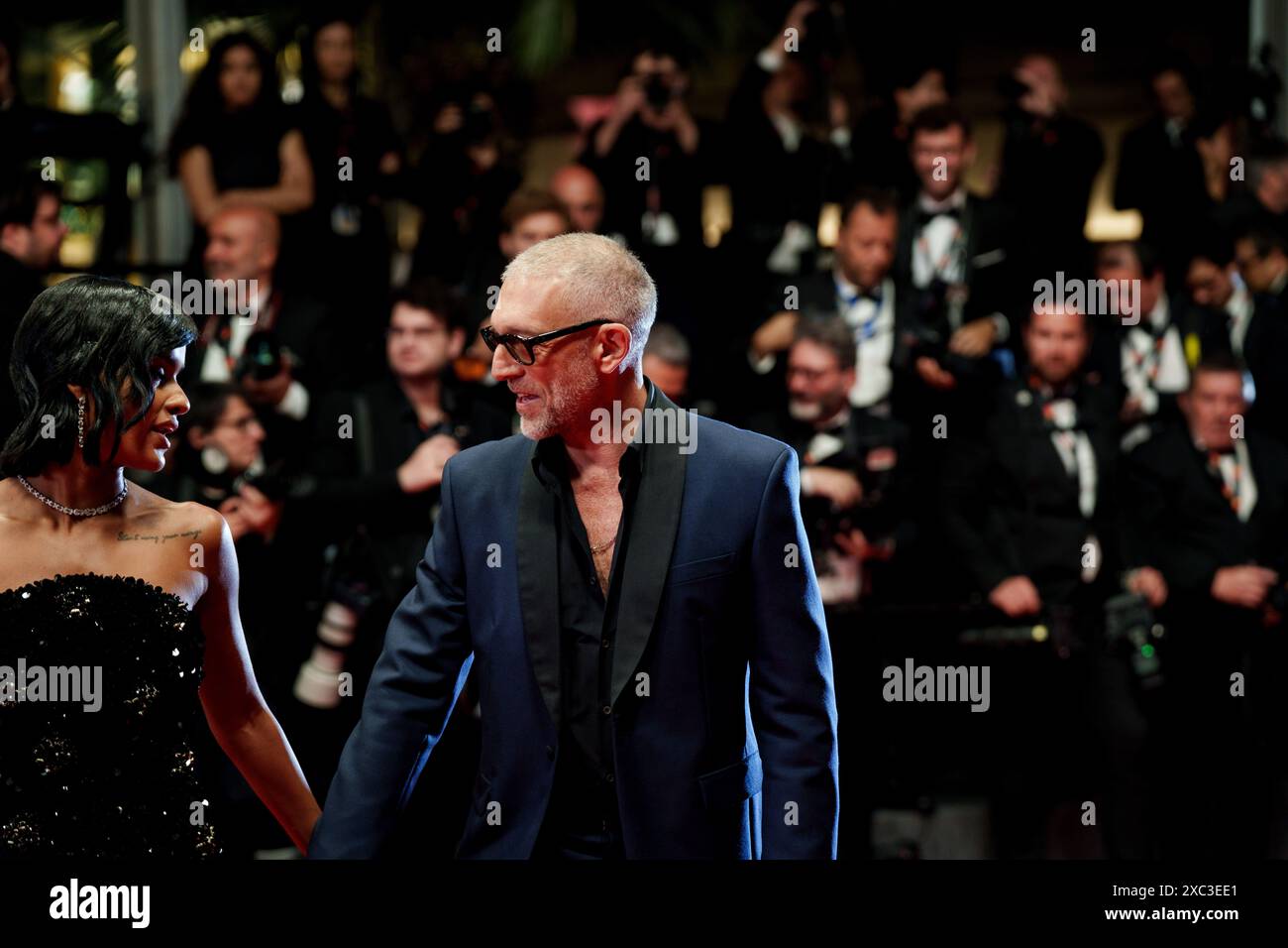 CANNES, FRANCE - MAY, 21: Gary Oldman, Celeste Dalla Porta, Dario Alita ...