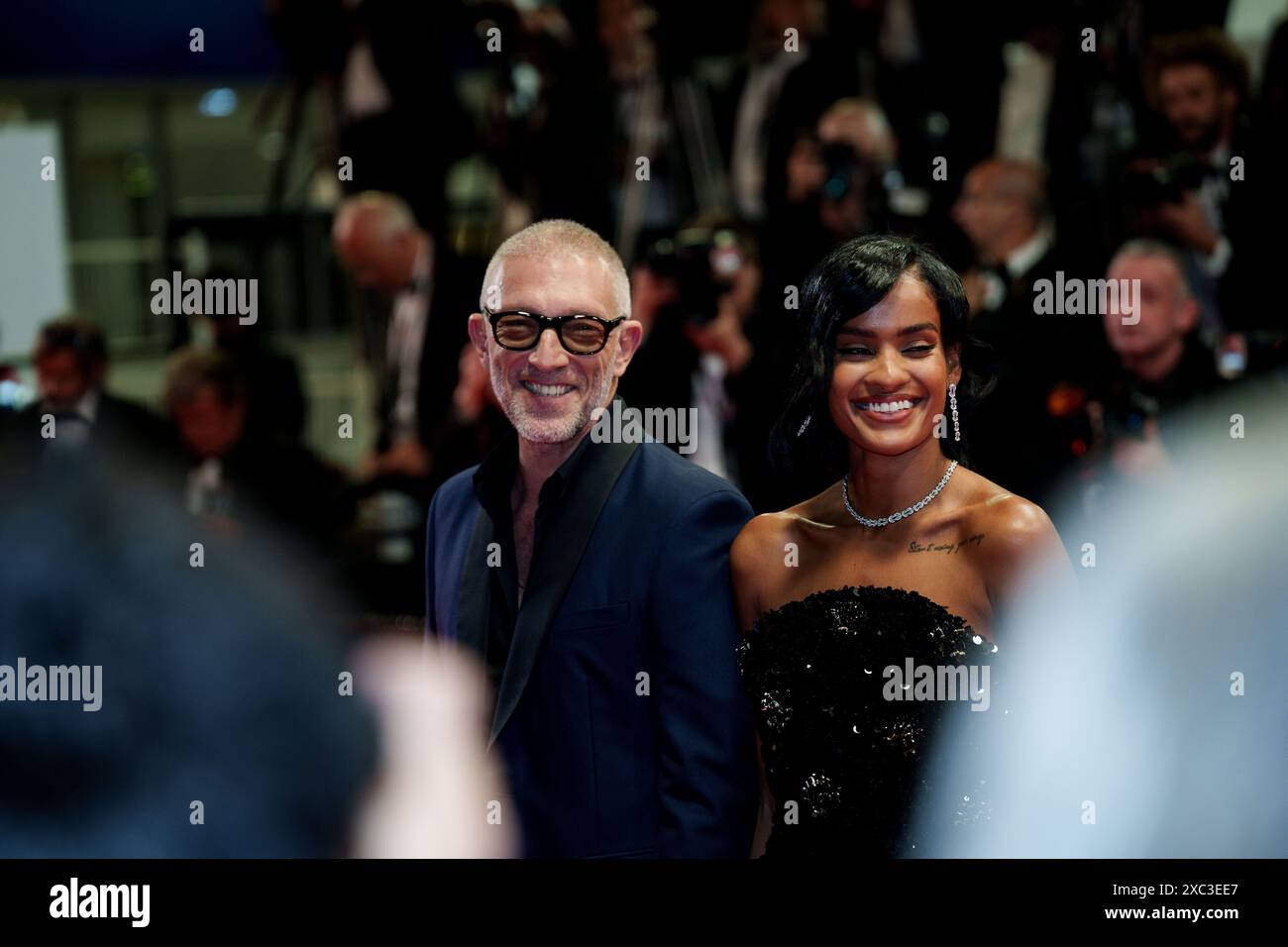CANNES, FRANCE - MAY, 21: Gary Oldman, Celeste Dalla Porta, Dario Alita ...
