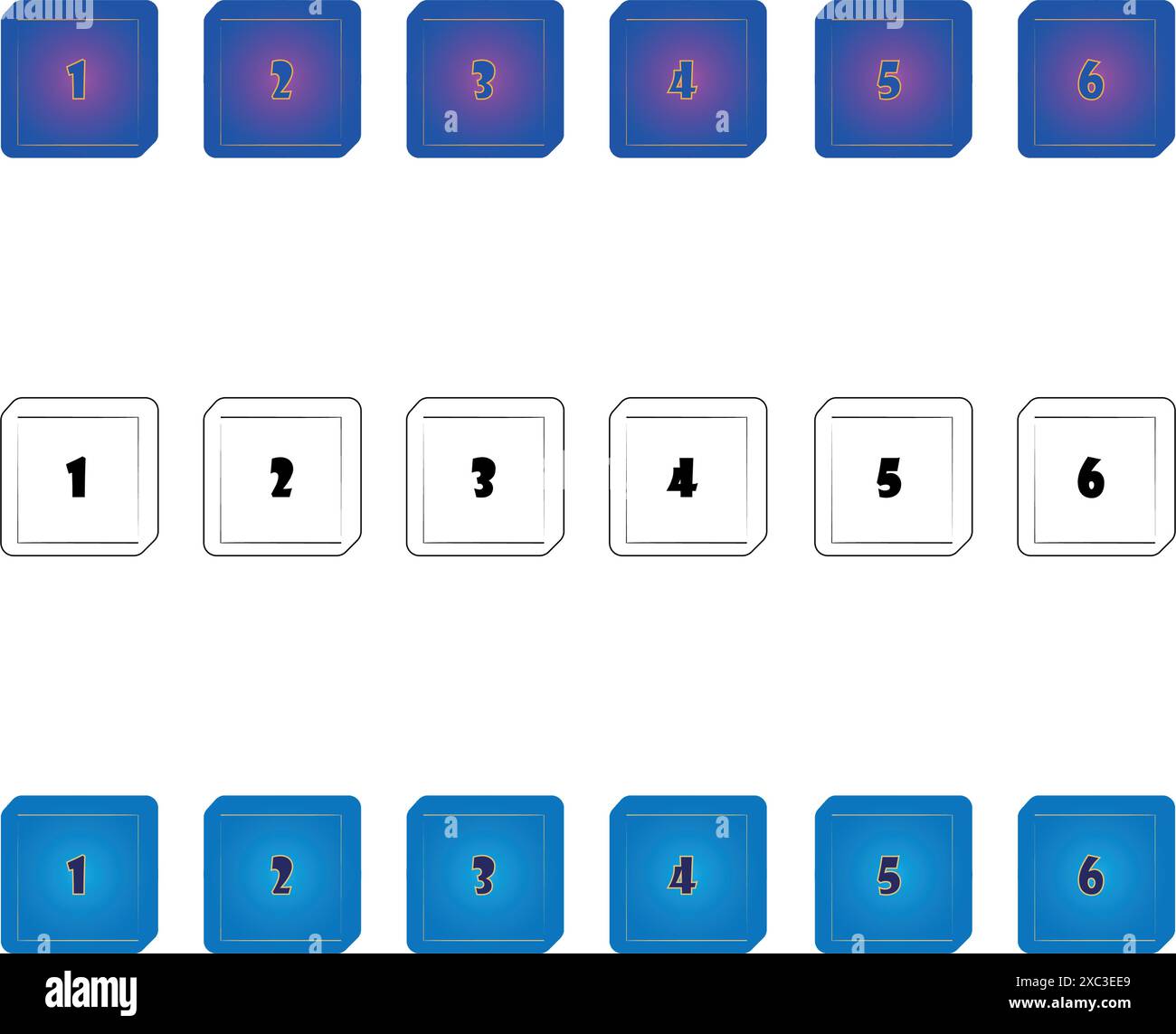 D6 Stock Vector Images Alamy