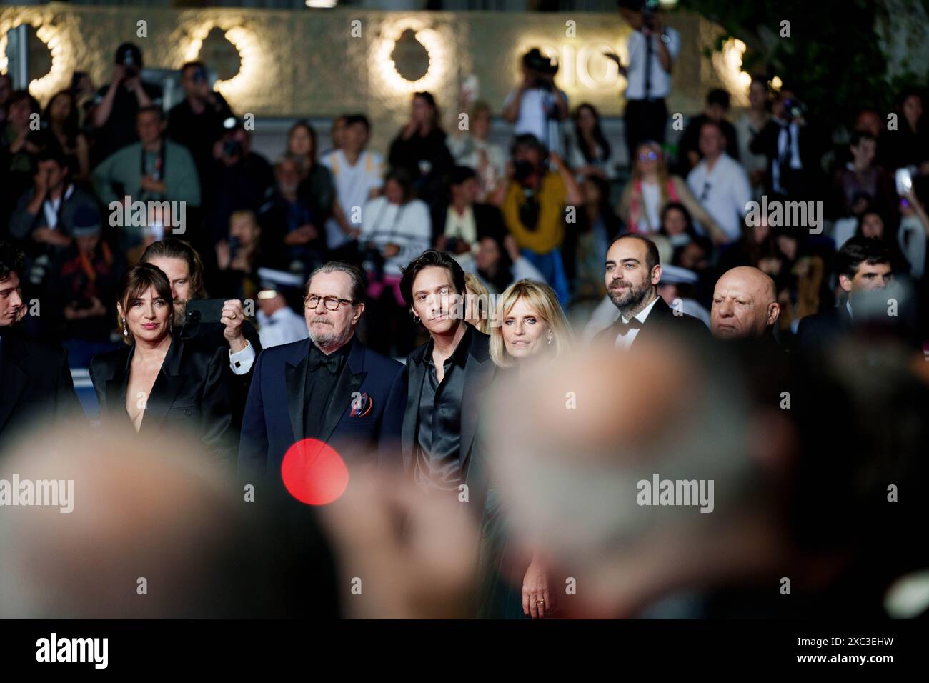 CANNES, FRANCE - MAY, 21: Gary Oldman, Celeste Dalla Porta, Dario Alita ...