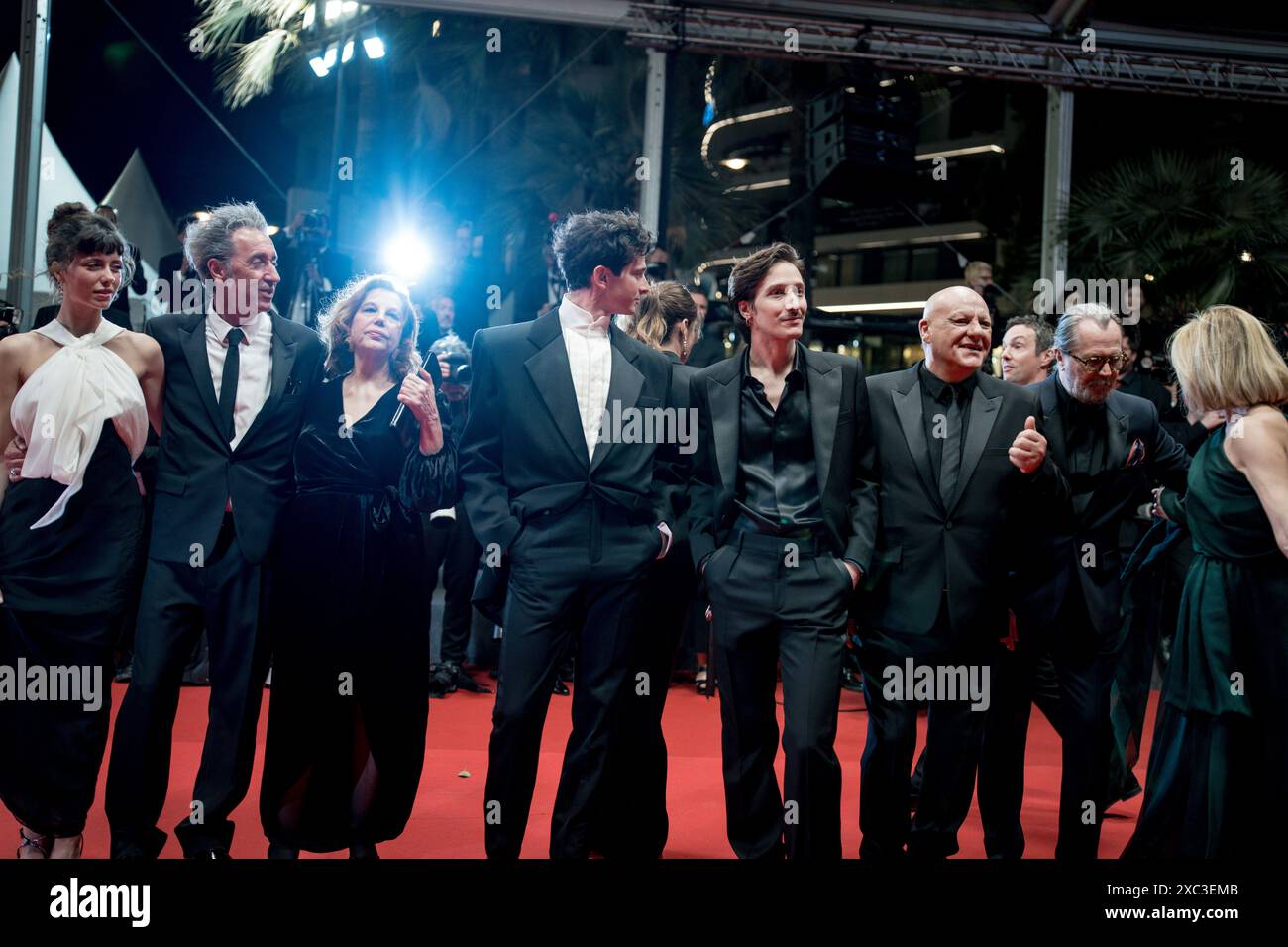 CANNES, FRANCE - MAY, 21: Gary Oldman, Celeste Dalla Porta, Dario Alita ...