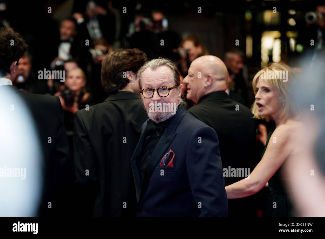 CANNES, FRANCE - MAY, 21: Gary Oldman, Celeste Dalla Porta, Dario Alita ...