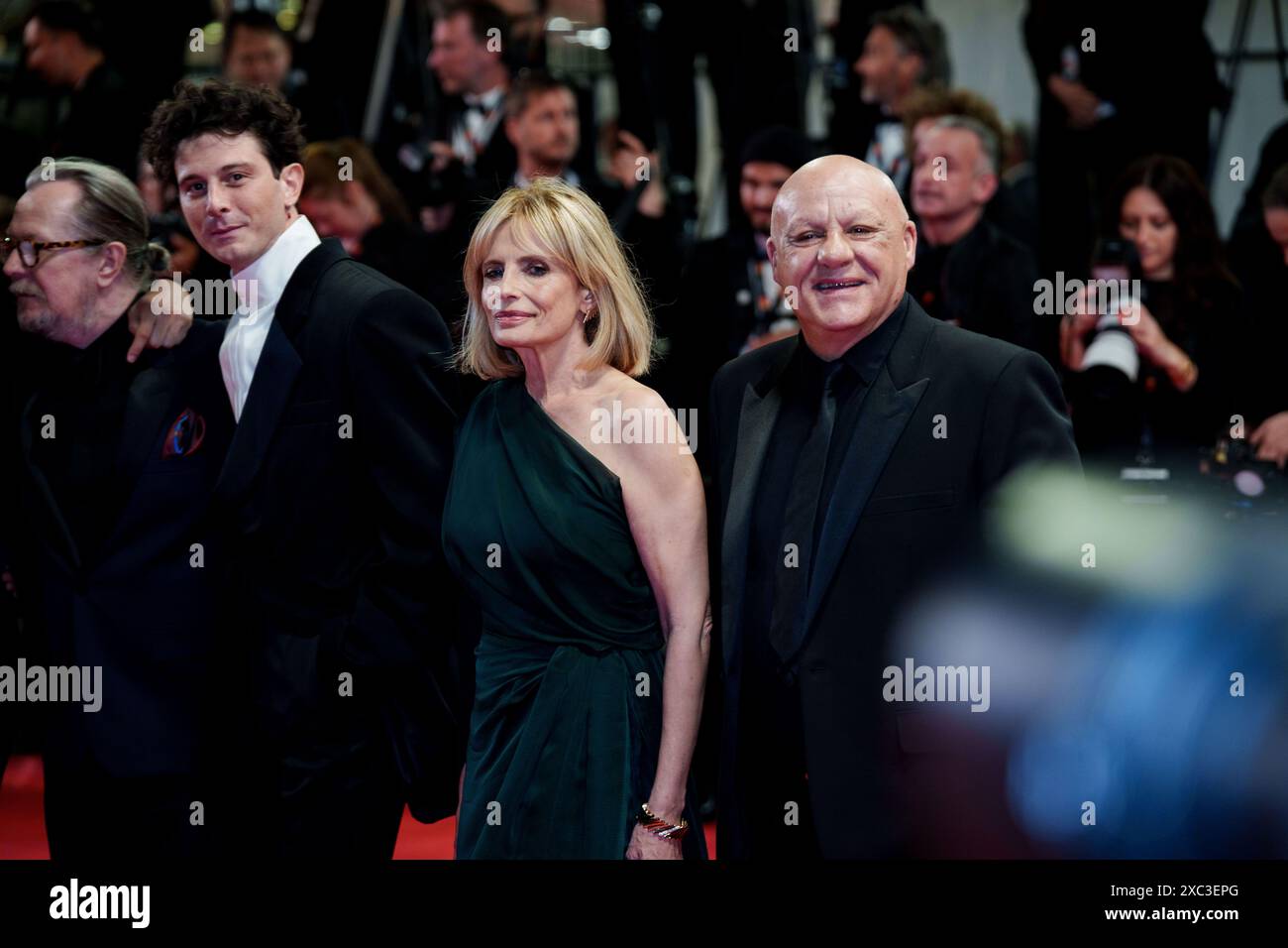 CANNES, FRANCE - MAY, 21: Gary Oldman, Celeste Dalla Porta, Dario Alita ...