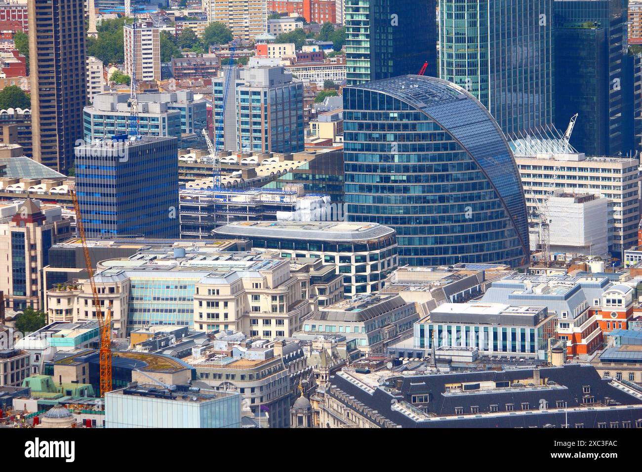 Moorgate aerial hi-res stock photography and images - Alamy