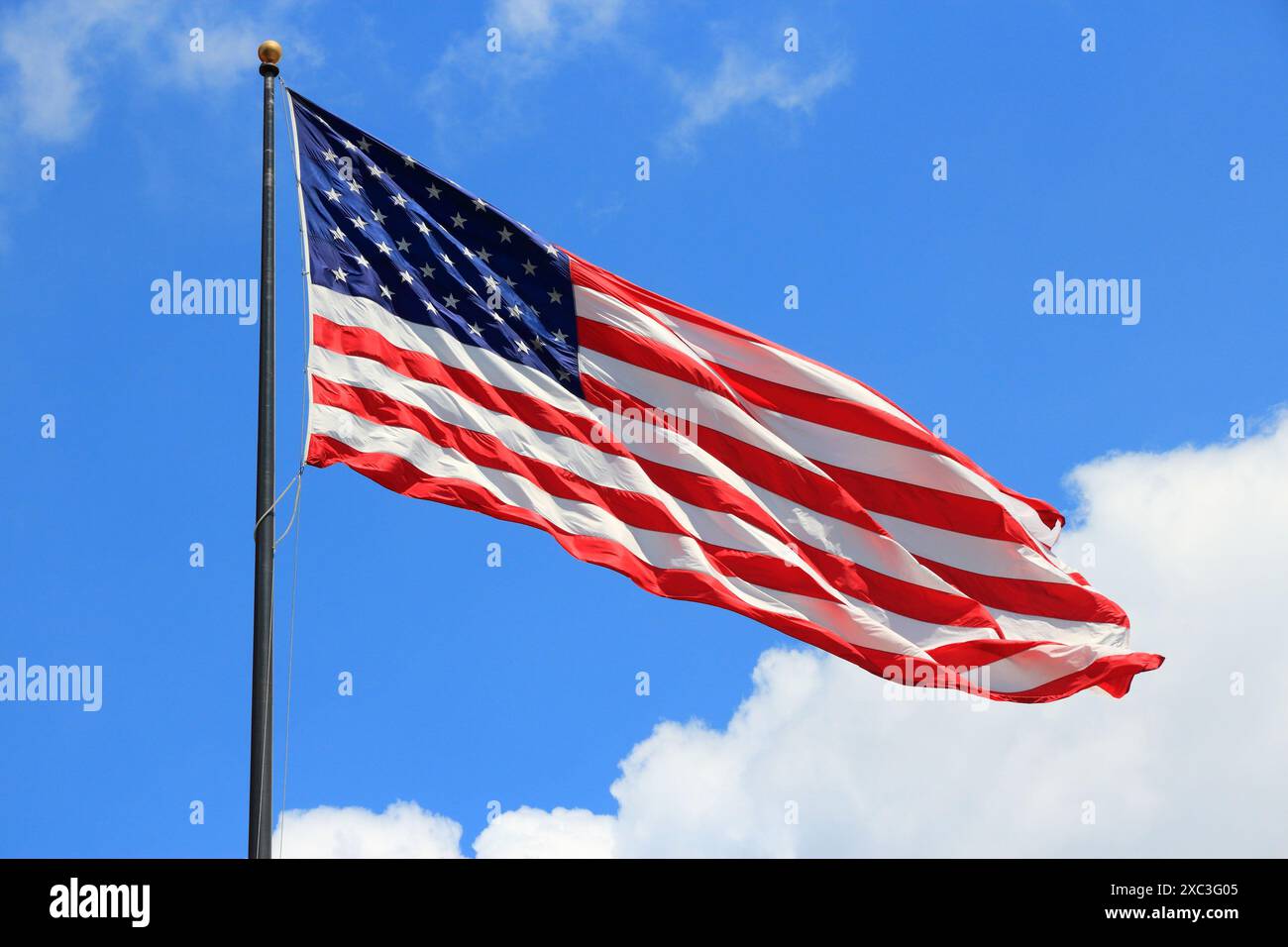 Flag of the United States, star spangled banner Stock Photo - Alamy