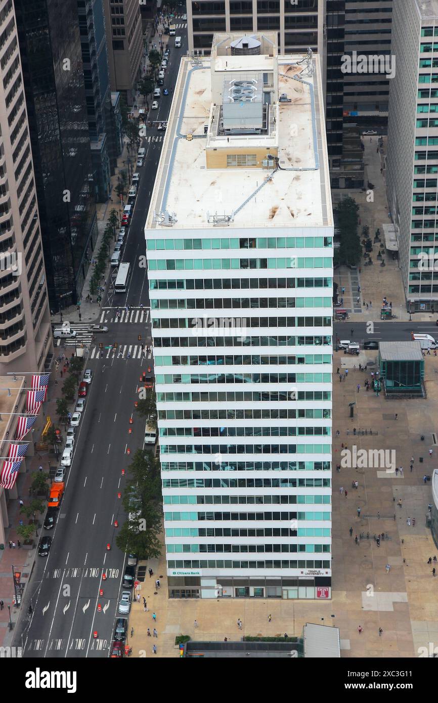 PHILADELPHIA, USA - JUNE 11, 2013: Temple University Center City Campus ...