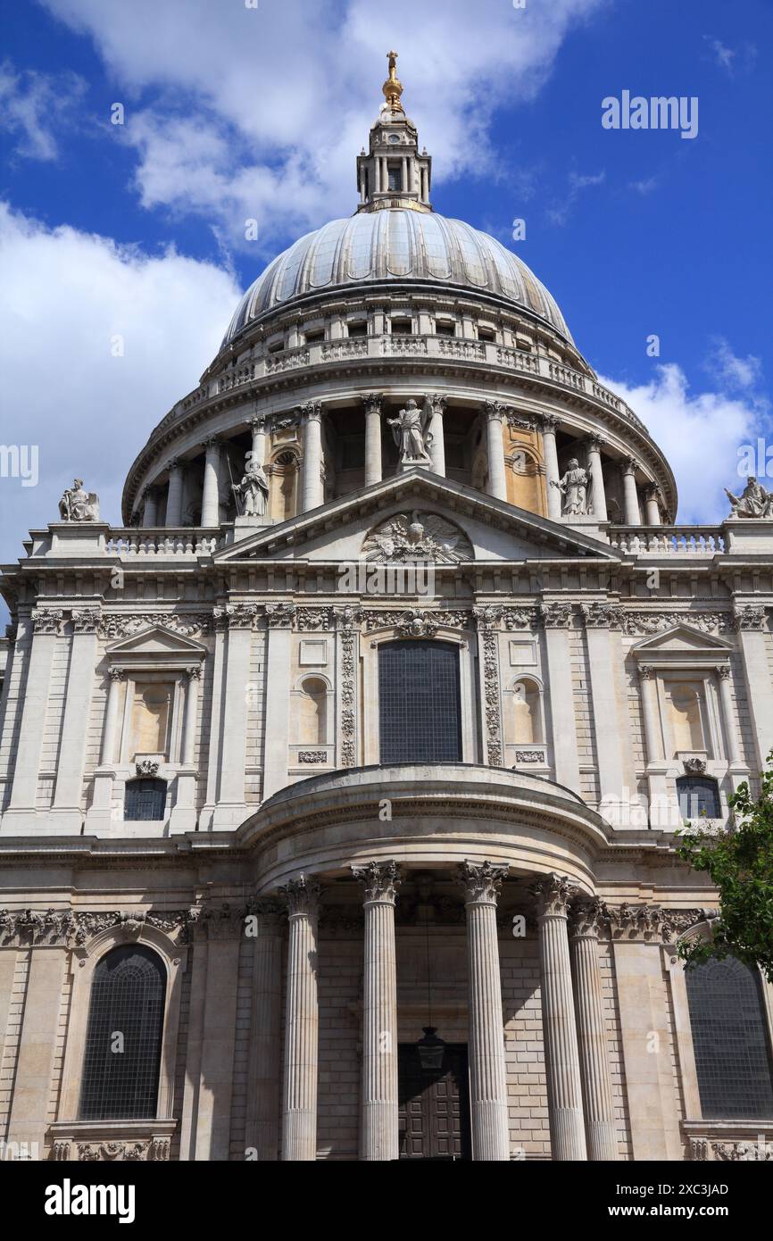 St. Paul's Cathedral - London UK. United Kingdom landmark Stock Photo ...