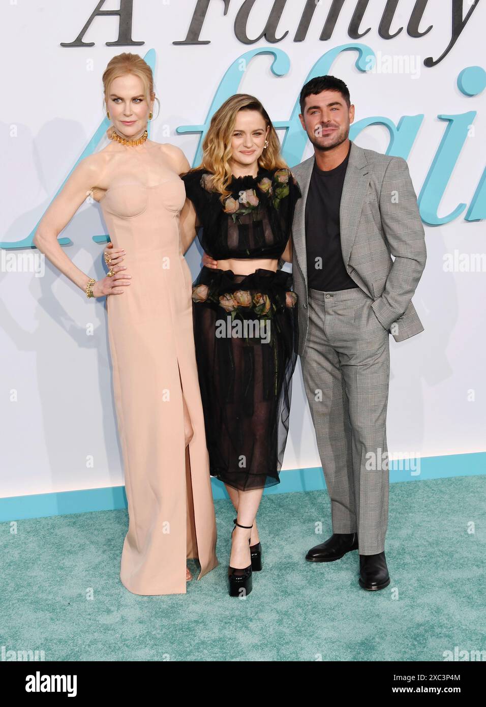 LOS ANGELES, CALIFORNIA - JUNE 13: (L-R) Nicole Kidman, Joey King and ...
