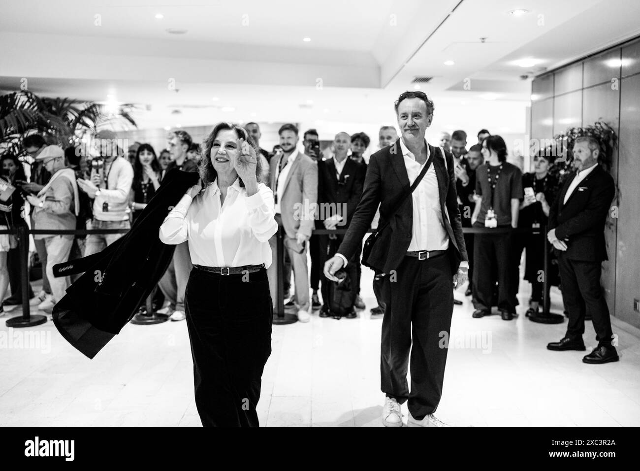 CANNES, FRANCE - MAY, 22: Press Conference Parthenope and L'arte della ...