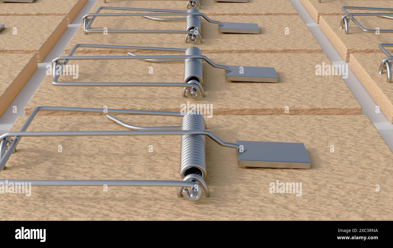 Spring loaded trap hi-res stock photography and images - Alamy