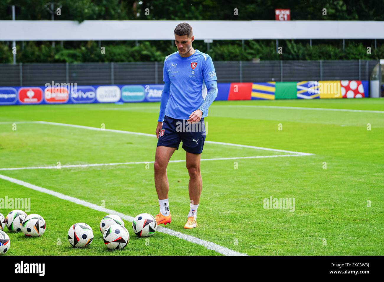 Patrik Schick (Tschechien, #10) GER, Training Tschechien, Fussball ...