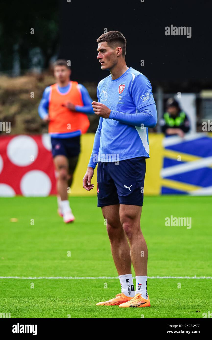 Patrik Schick (Tschechien, #10) GER, Training Tschechien, Fussball ...