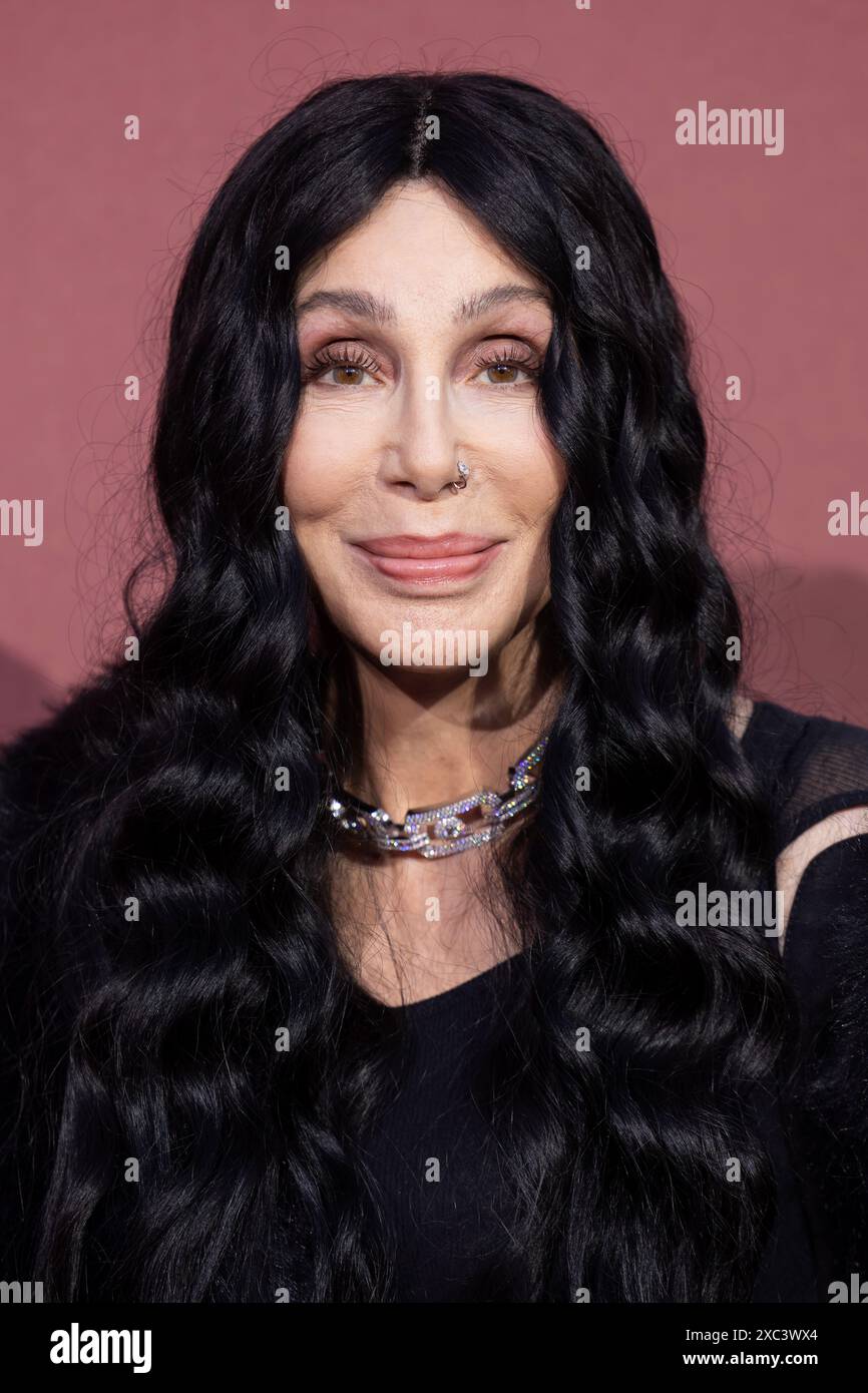 Cher poses for photographers upon arrival at the amfAR Cinema Against ...