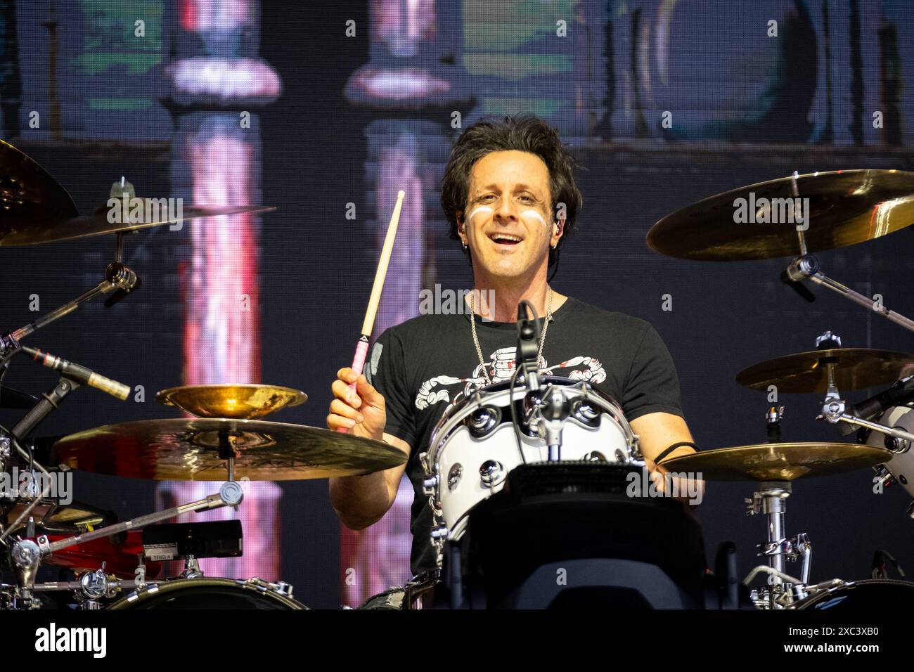 Trondheim, Norway. 06th, June 2024. Drummer Glen Sobel performs live ...