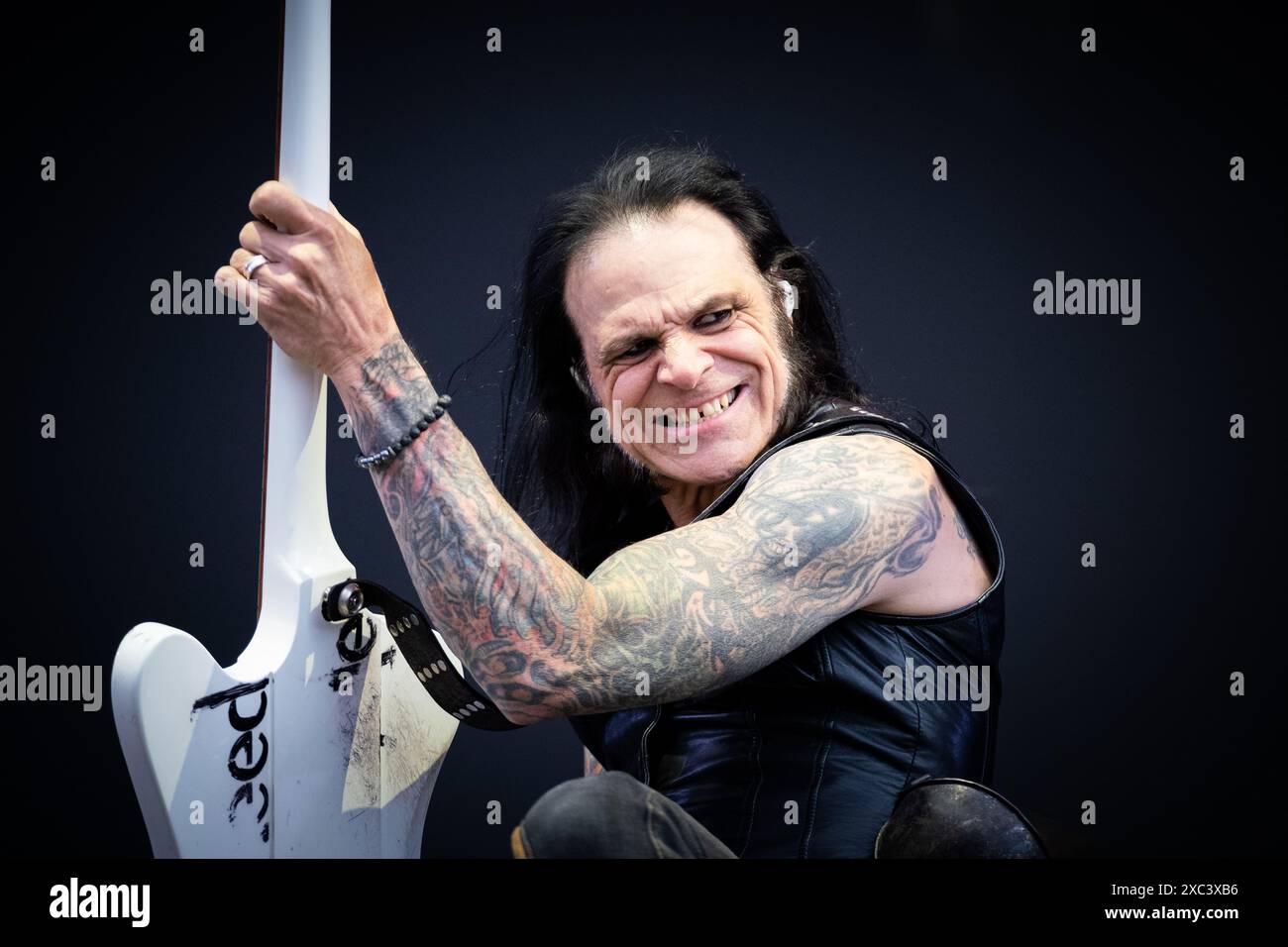 Trondheim, Norway. 06th, June 2024. Bass player Chuck Garric performs ...
