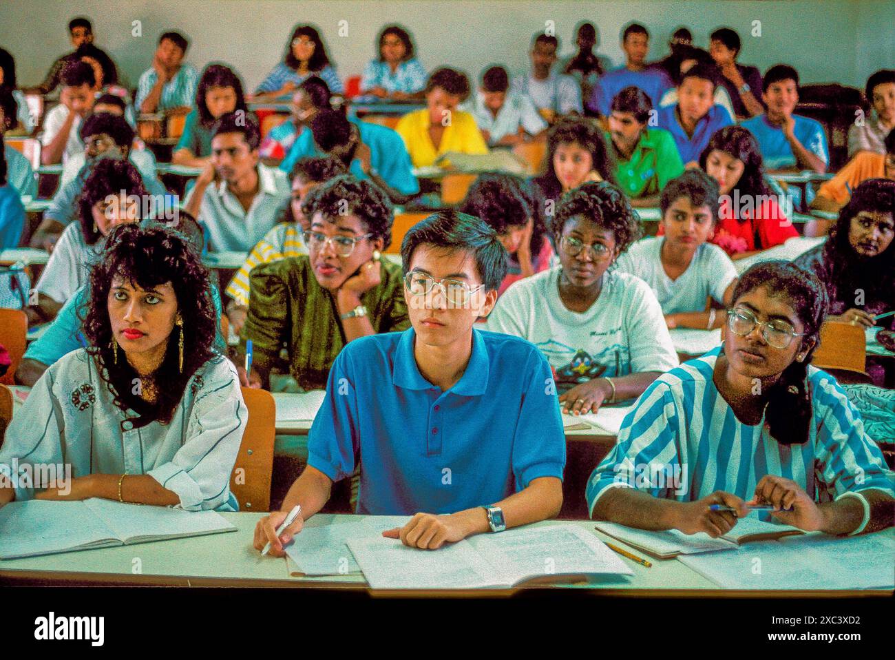 Suriname -Students of the university Anton de Kom in Paramaribo having ...