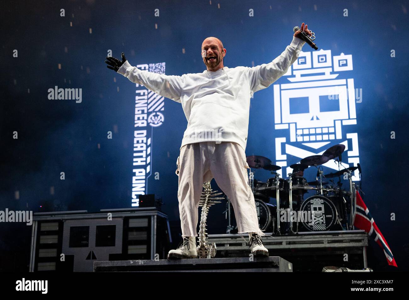 Trondheim, Norway. 06th, June 2024. The American heavy band Five Finger ...