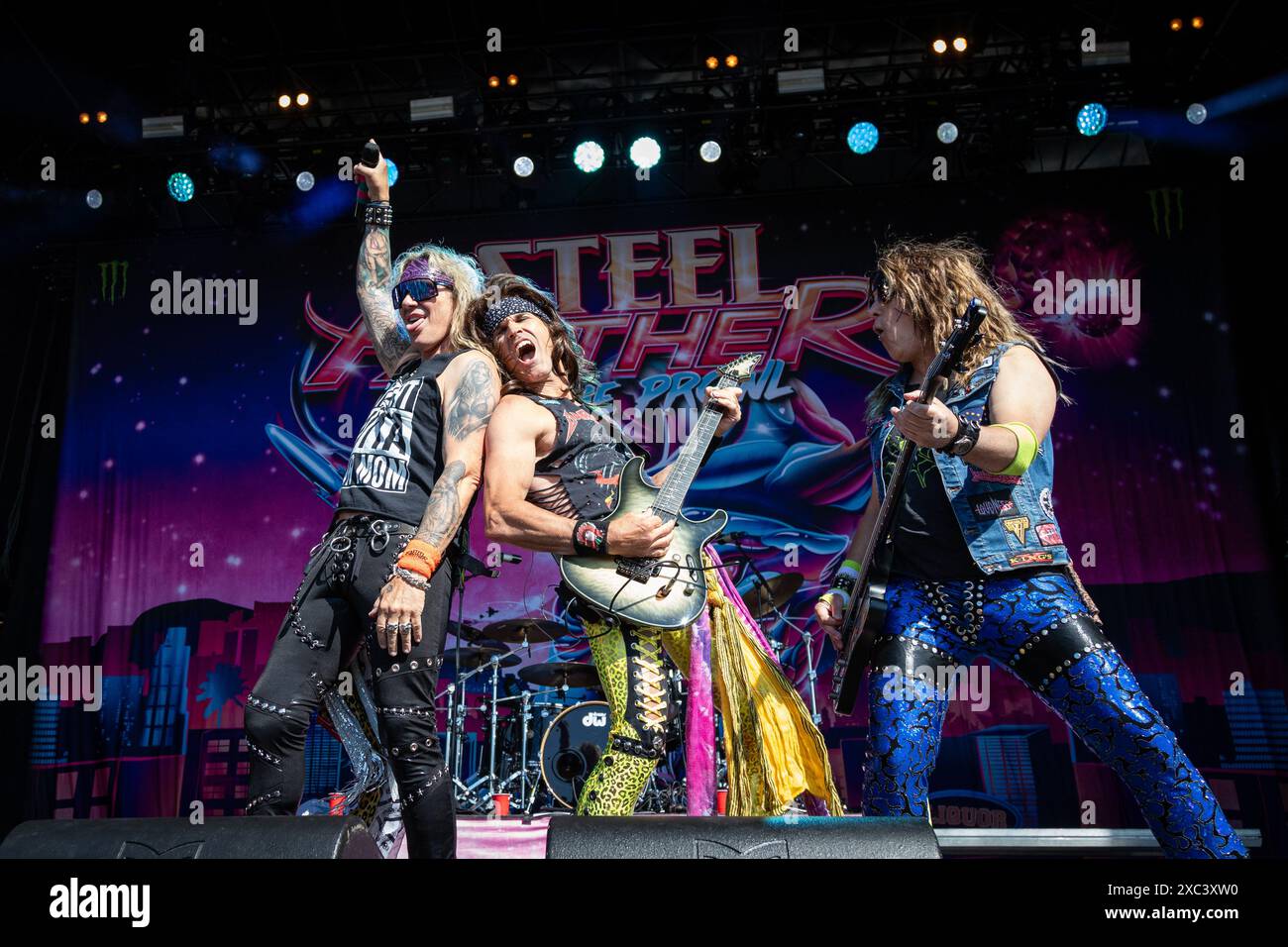 Trondheim, Norway. 06th, June 2024. The American glam metal band Steel ...