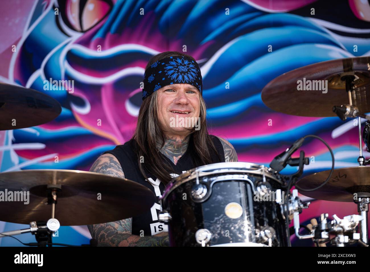 Trondheim, Norway. 06th, June 2024. The American glam metal band Steel ...