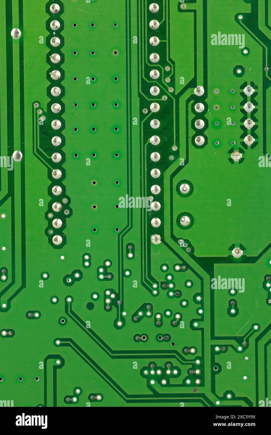 Electronic Circuit Board Detailed Shot Stock Photo - Alamy