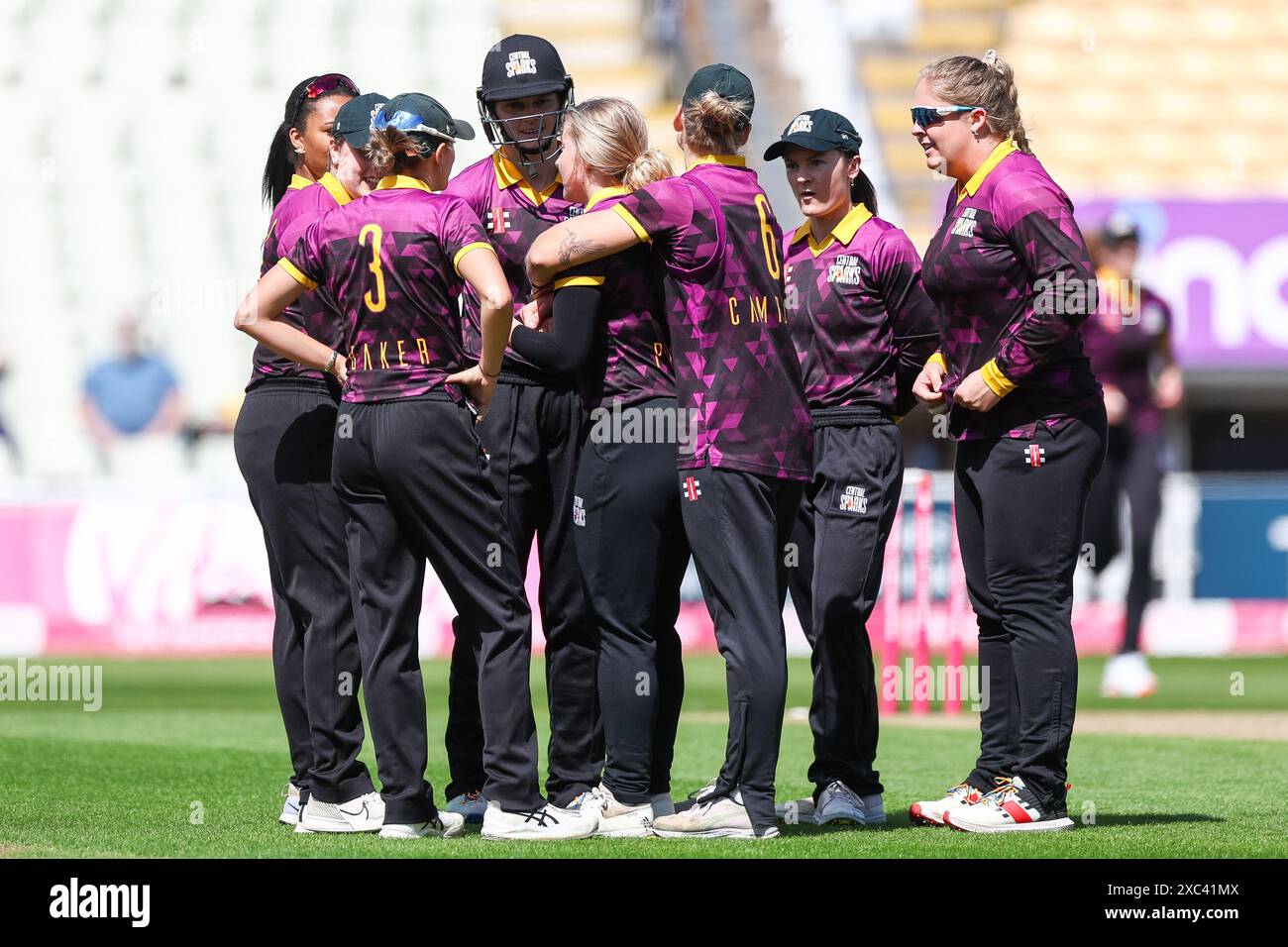 Birmingham, UK. 14th June, 2024. Charis Pavely gets a hug from Ami ...