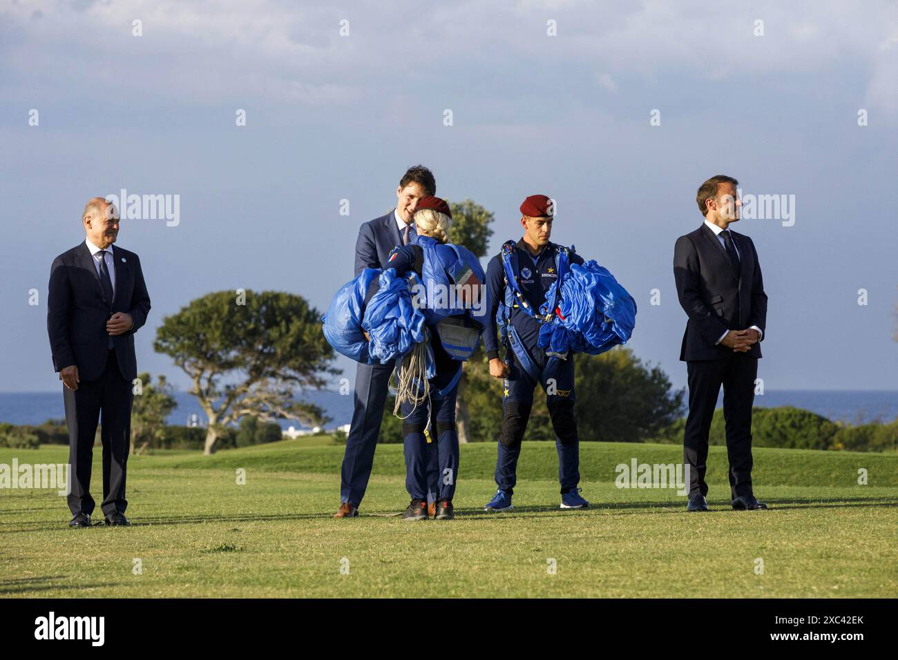 Savelletri Di Fasano, Italy. 13th June, 2024. German Chancellor Olaf ...