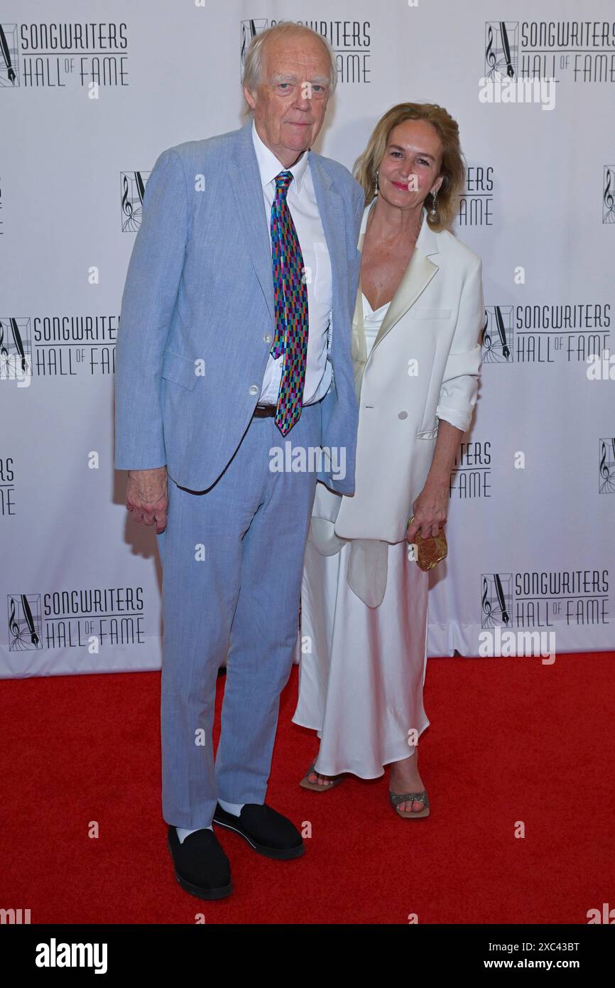 Photo by: NDZ/STAR MAX/IPx 2024 6/13/24 Tim Rice (L) and wife actress ...