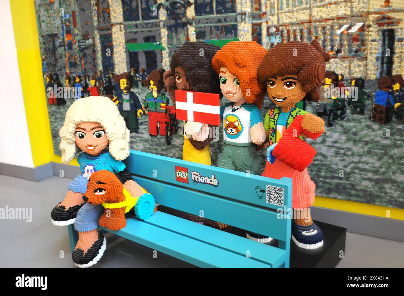 Copenhagen/ Denmark/14 JUNE 2024/Lego bricks store on stroget in danish ...