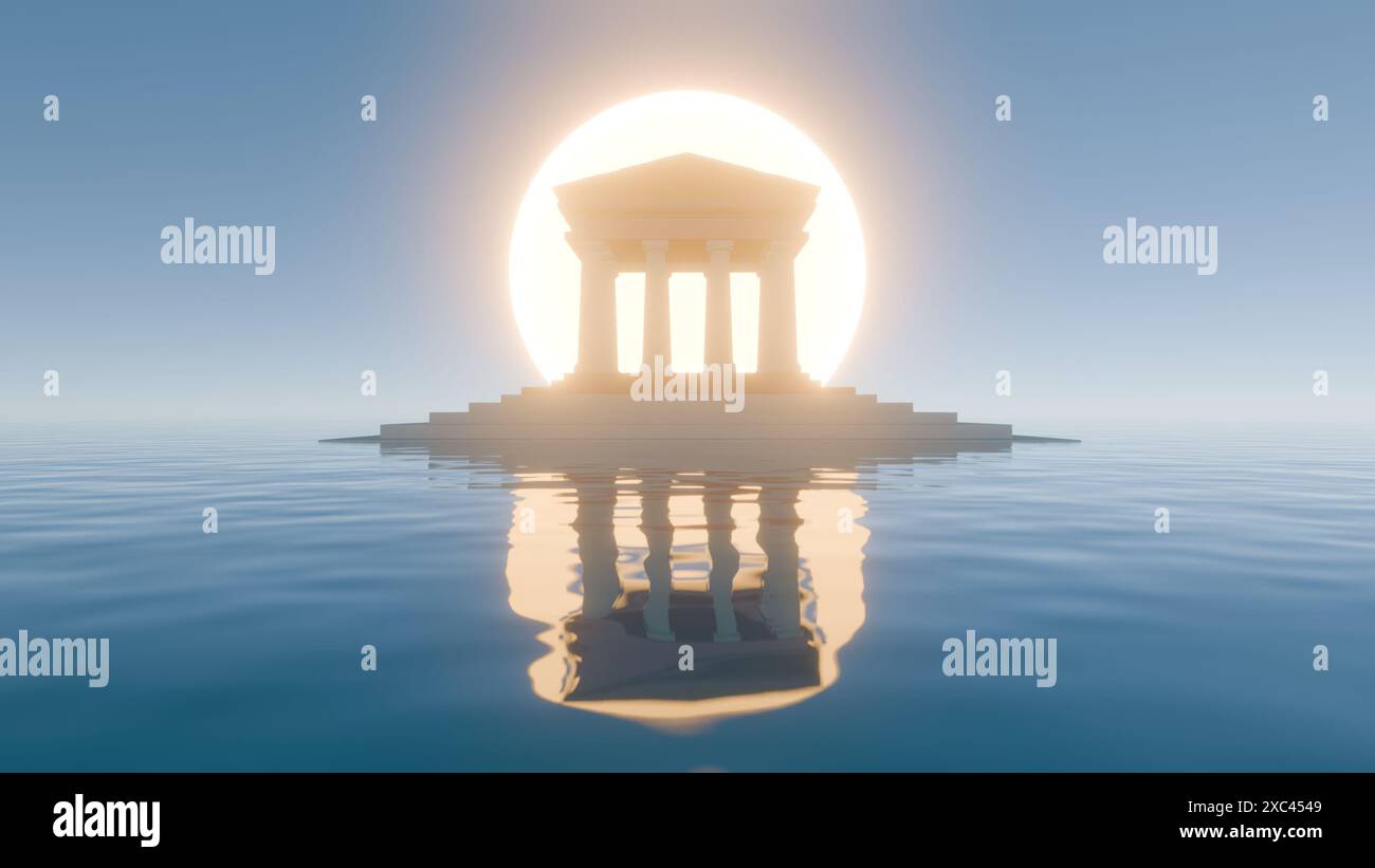 Temple of Dawn: A 3D Digital Masterpiece of a Majestic Temple ...