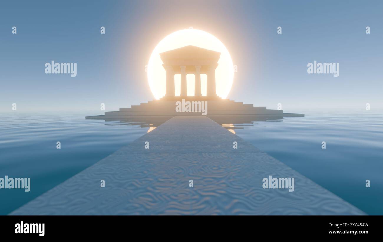 Temple of Dawn: A 3D Digital Masterpiece of a Majestic Temple ...