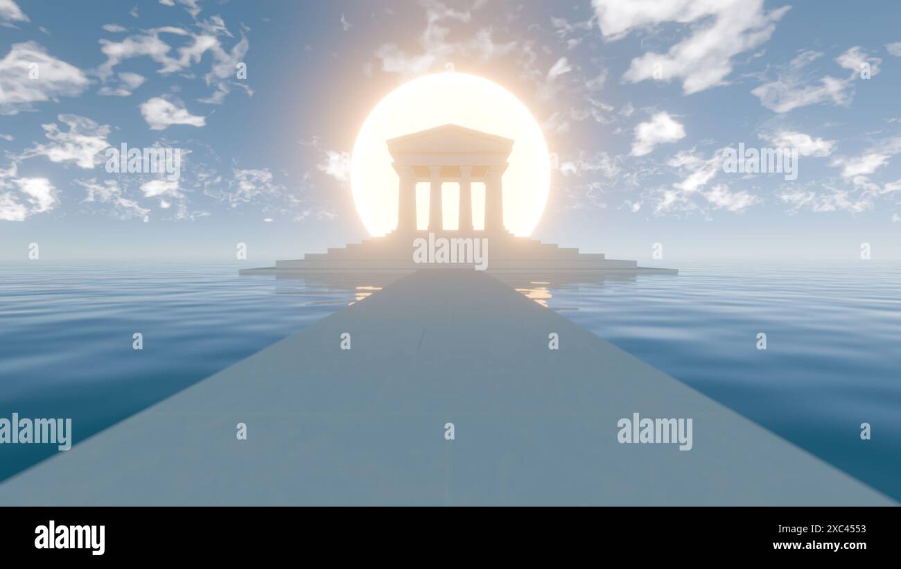 Temple of Dawn: A 3D Digital Masterpiece of a Majestic Temple ...